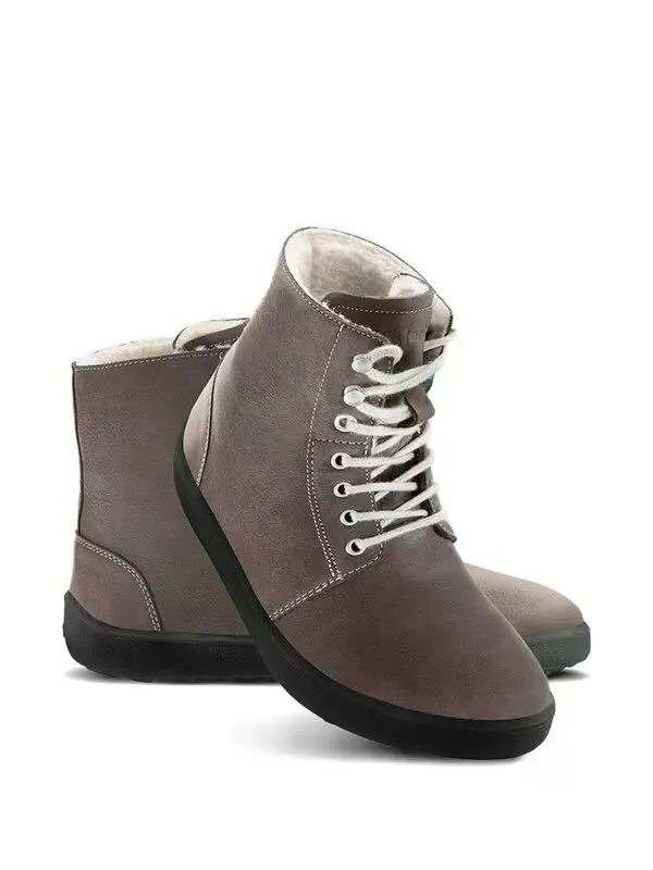BE LENKA Lace-up Shearling Boots