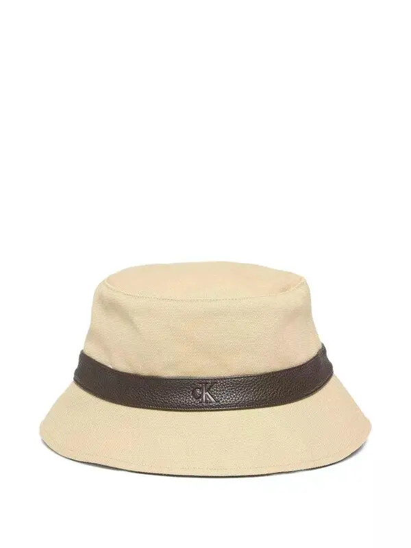 Calvin Klein Logo Bucket Hat - Neutrals