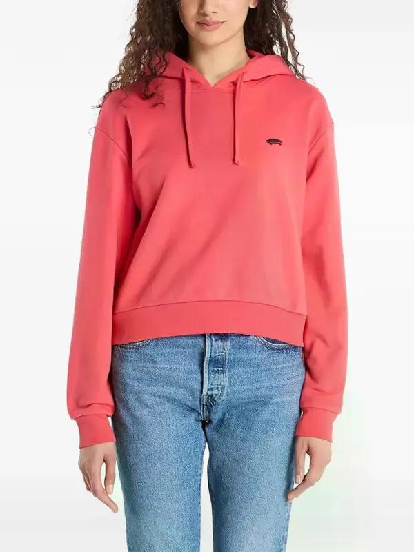 VANS Salton Logo-embroidered Hoodie - Pink