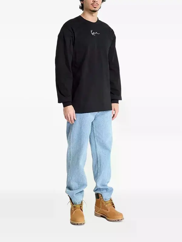 KARL KANI Logo-detail Long-sleeve T-shirt