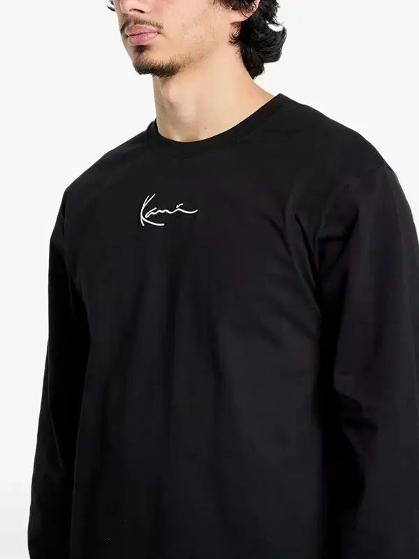 KARL KANI Logo-detail Long-sleeve T-shirt