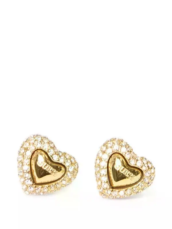 Guess Heart Earrings - Gold