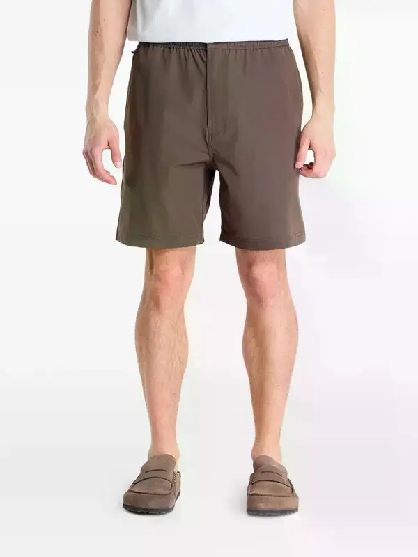 SAMSOE SAMSOE Elasticated Waistband Shorts - Brown
