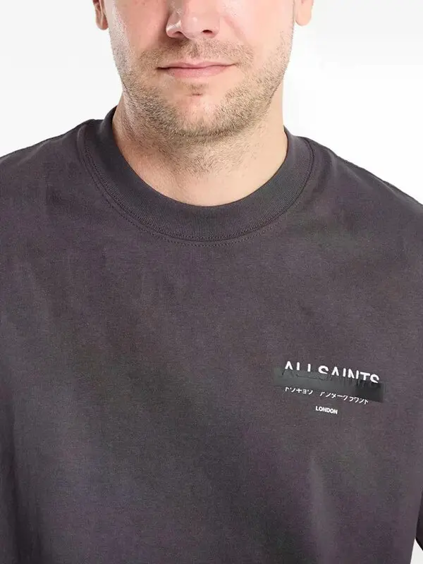 ALLSAINTS Redact Logo-print T-shirt - Black