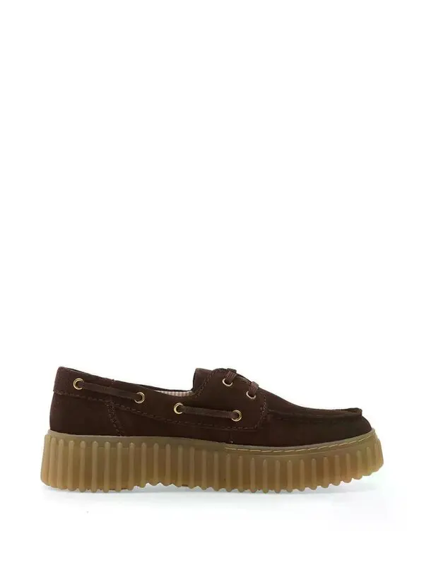 Clarks Torhill Suede Lace-up Boat Shoes
