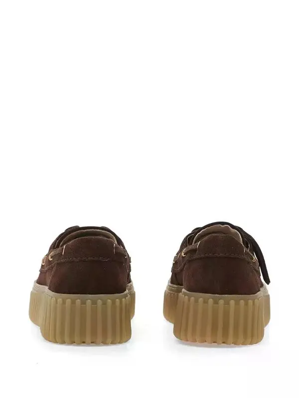 Clarks Torhill Suede Lace-up Boat Shoes