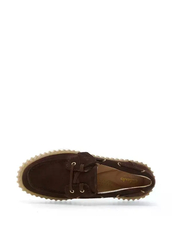 Clarks Torhill Suede Lace-up Boat Shoes