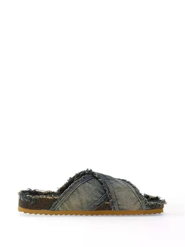 DIESEL® D-woodstock Frayed Sandals