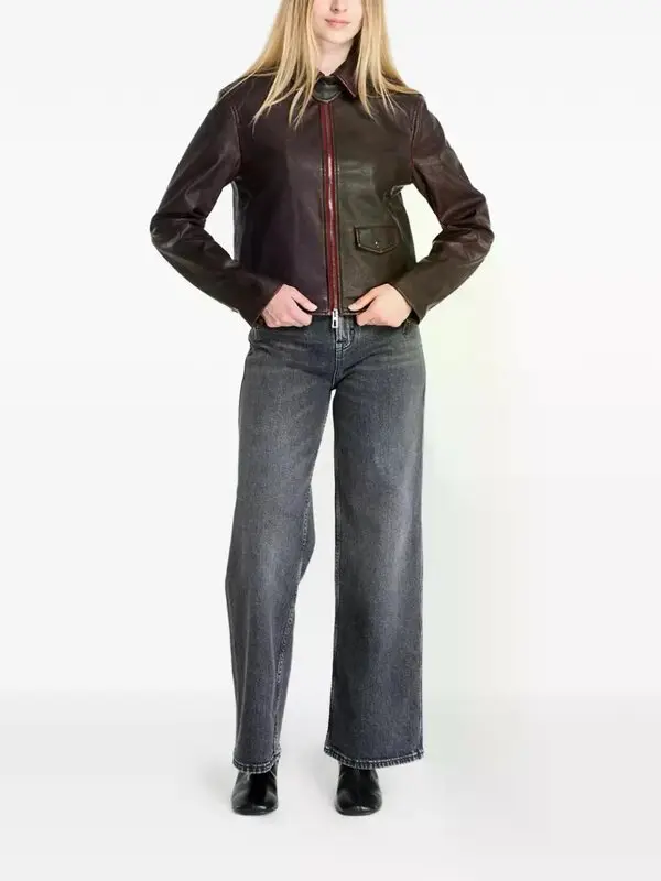 Desigual Distressed Finish High-neck Jacket