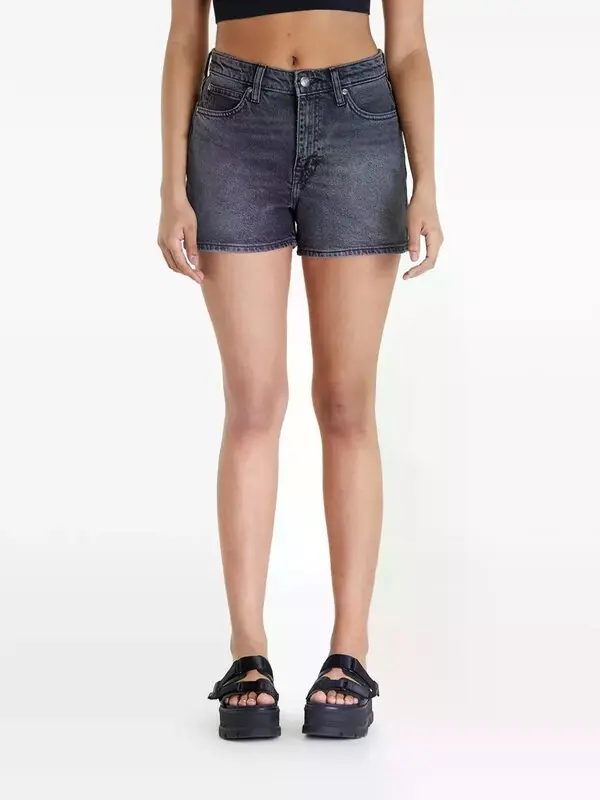LEEM Carol Denim Shorts - Black