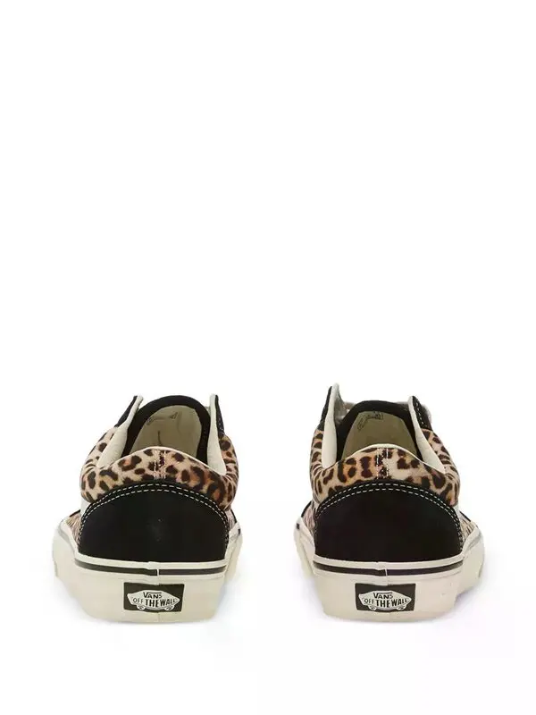 VANS Old Skool Leopard-print Sneakers - Black