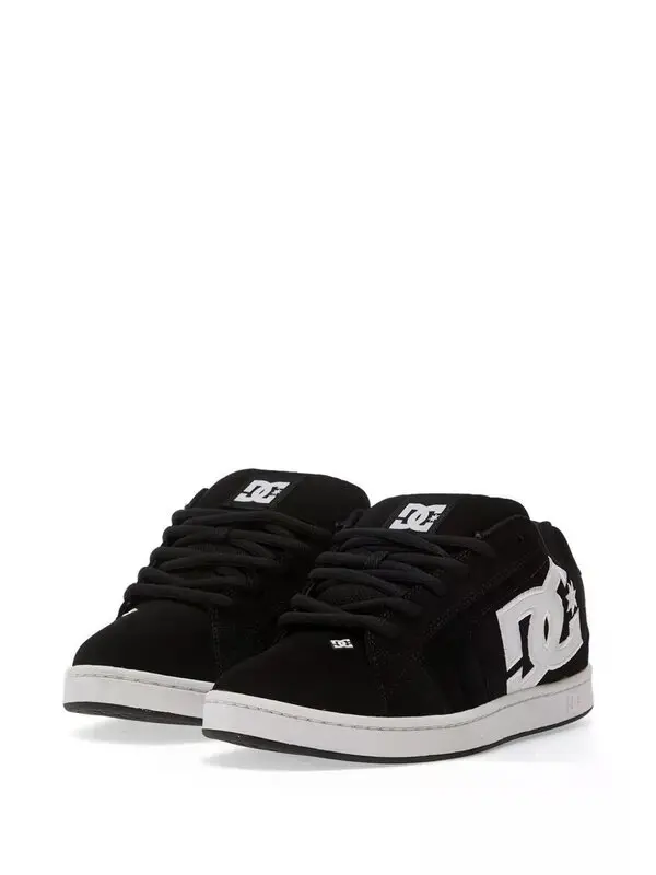 DC SHOES Logo-print Suede Sneakers - Black