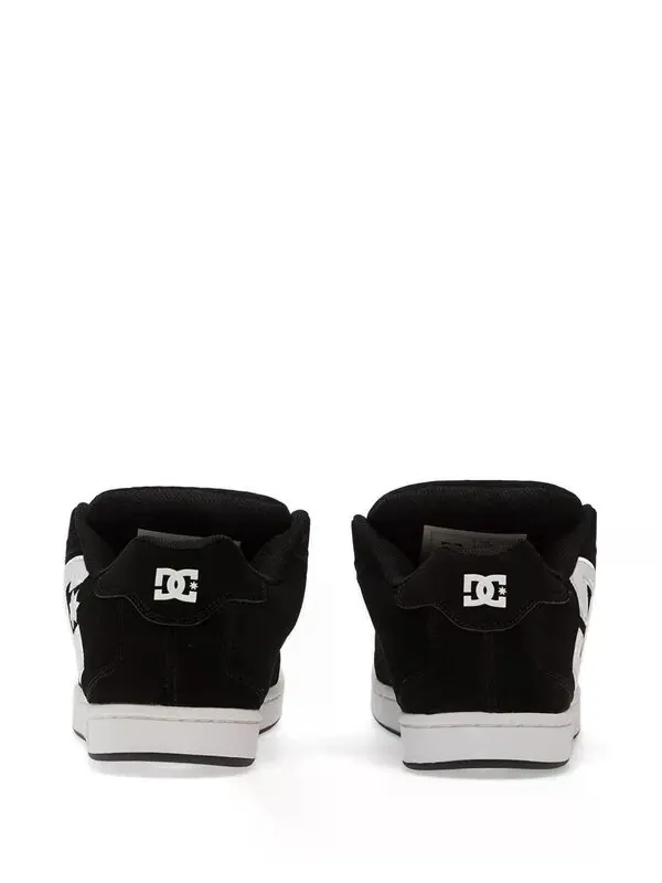 DC SHOES Logo-print Suede Sneakers - Black