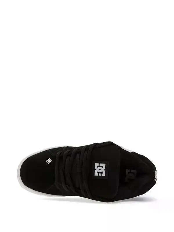 DC SHOES Logo-print Suede Sneakers - Black