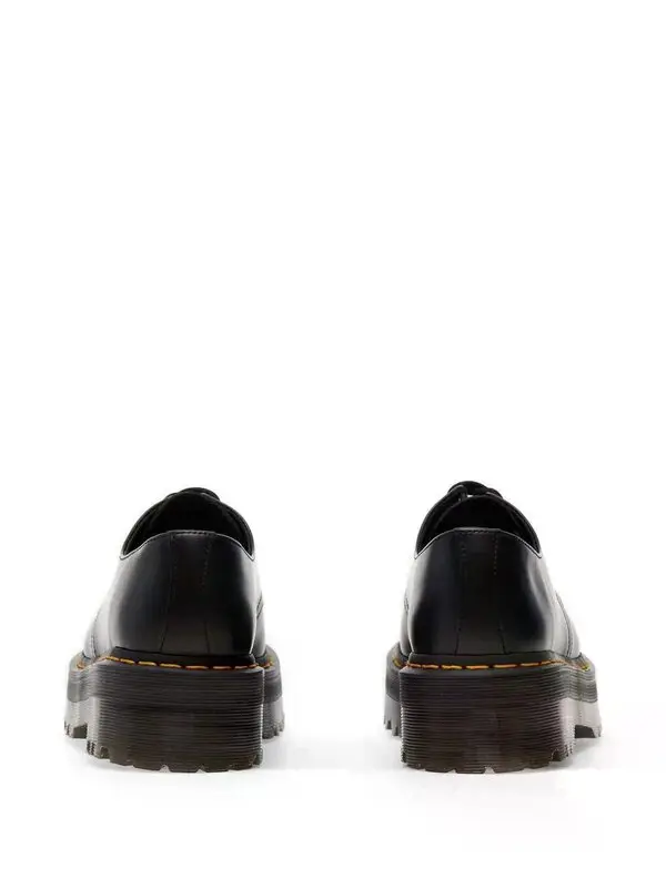 Dr. Martens 1461 Quad Platform Leather Derby Shoes - Black