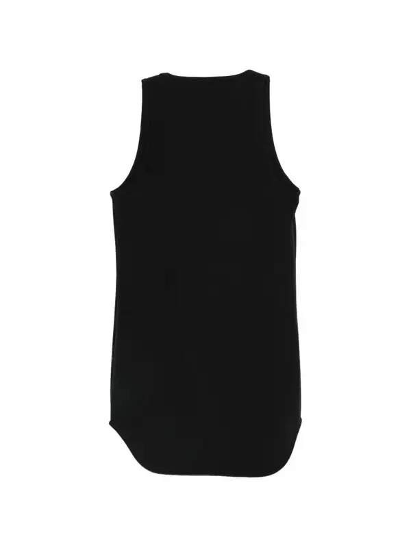Wardrobe.NYC Mini Ribbed Tank Top - Black