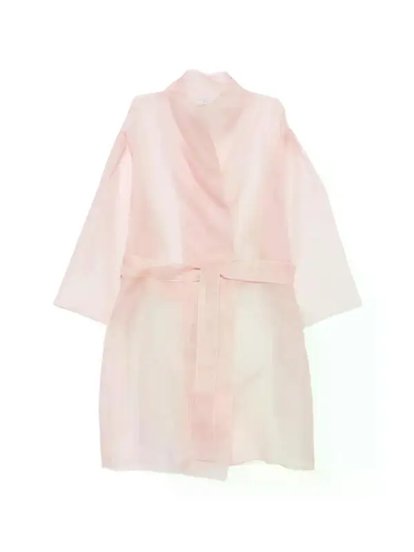 Antonelli Firenze Sheer Wrap-style Dress - Pink