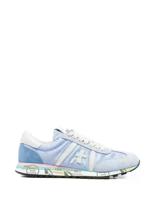 Premiata Lucyd Logo-patch Sneakers - Blue