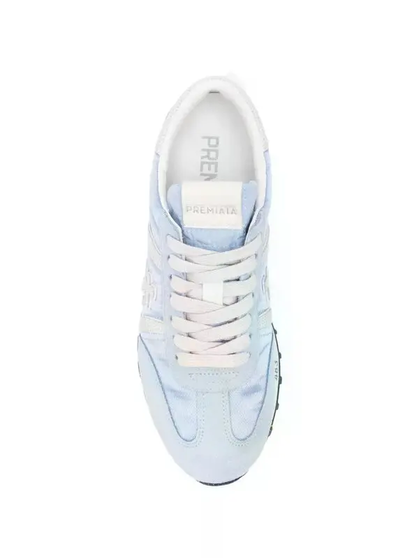 Premiata Lucyd Logo-patch Sneakers - Blue