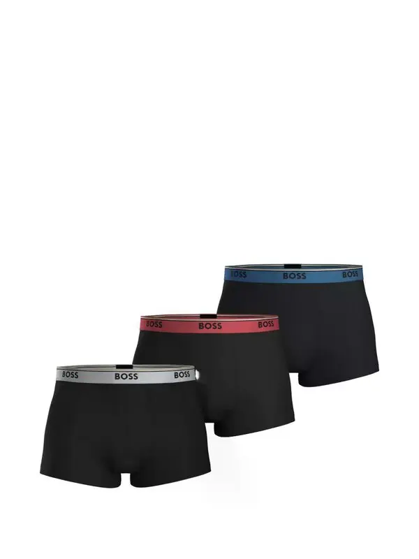 BOSS Logo-waistband Boxers - Black