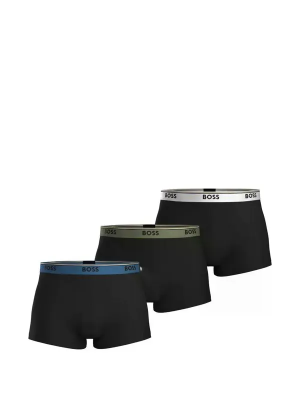BOSS Logo-band Boxers - Black