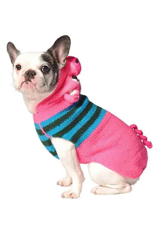 CHILLY DOG Piggy Dog Sweater - Pink