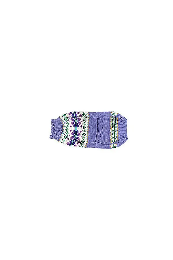 CHILLY DOG Lavender Flowers Dog Sweater
