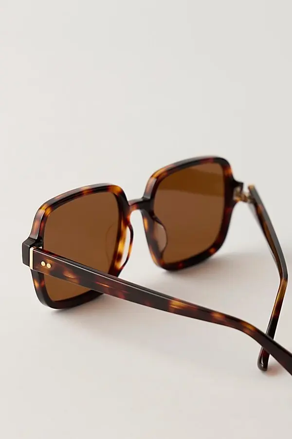 Free People Jace Square Polarized Sunglasses