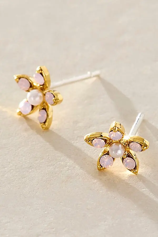 LOVER'S TEMPO Lily Stud Earrings - Gold
