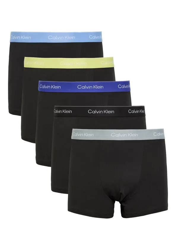 Calvin Klein Icon Stretch-cotton Trunks - Black