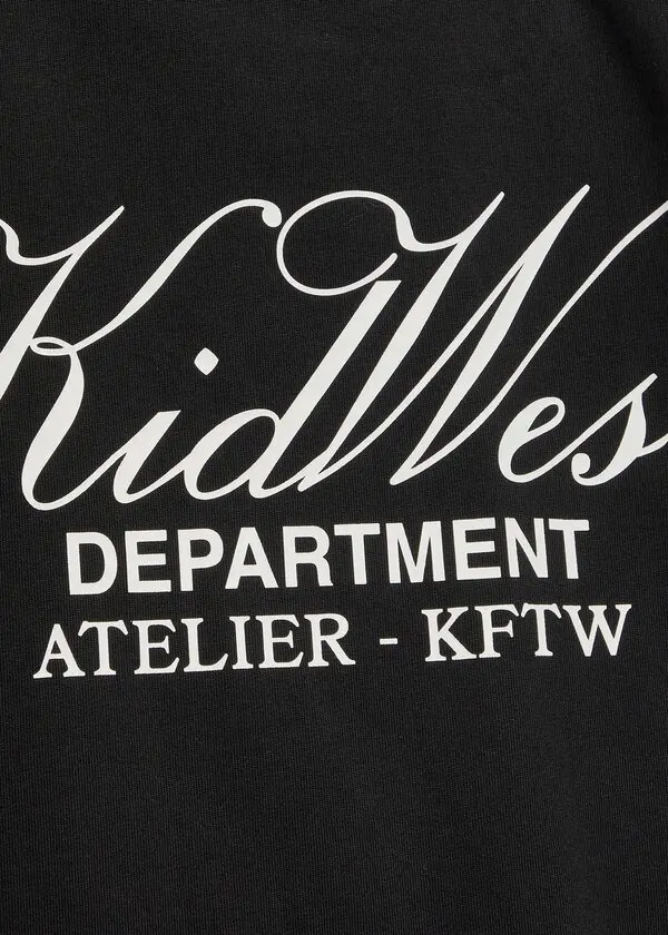 KIDWEST Script Logo-print Cotton T-shirt