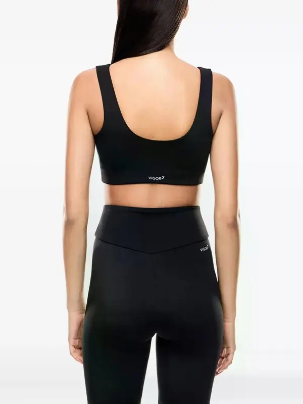 EA7 High-waisted Logo Detail Shorts