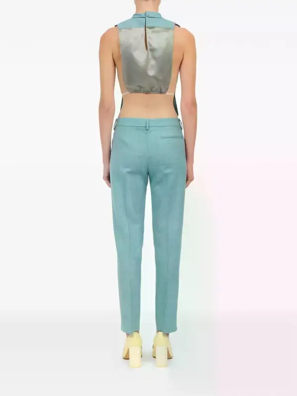 MAISON MARGIELA Sleeveless Wool Twill Top