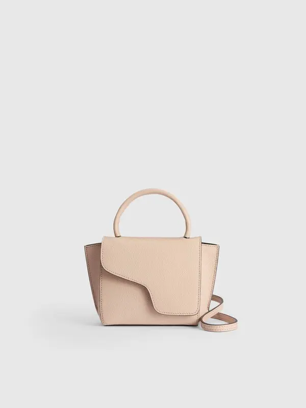 ATP ATELIER Montalcino Grained Leather Mini Handbag
