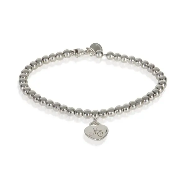 Tiffany & Co. Sterling Silver Mom Charm Bracelet - Sterling_silver