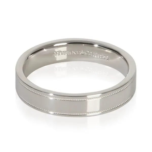Tiffany & Co. 4mm Milgrain Band - Platinum