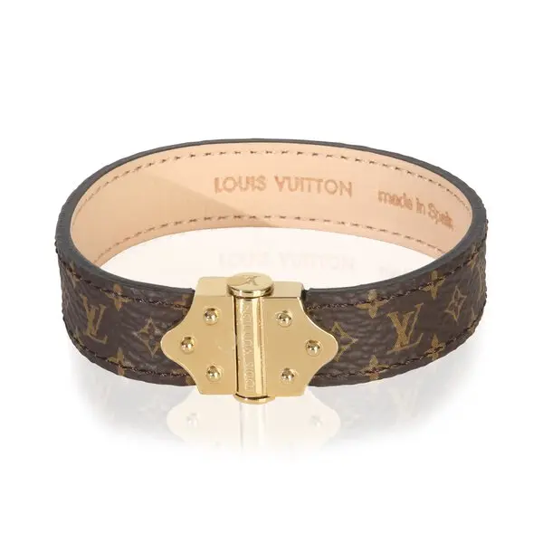 LOUIS VUITTON Gold-plated Nano Monogram Bracelet - Gold_plated