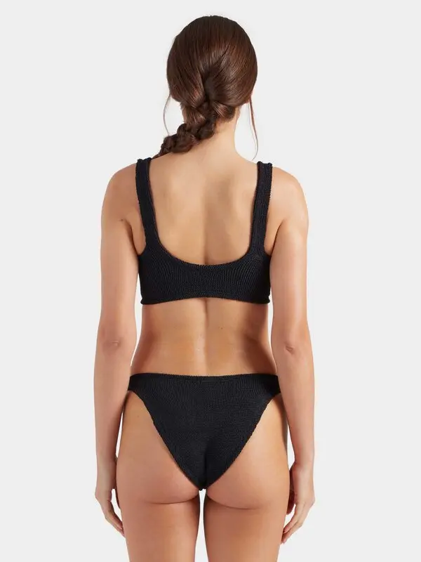 Hunza G Julia Gold Hoop Bikini - Black