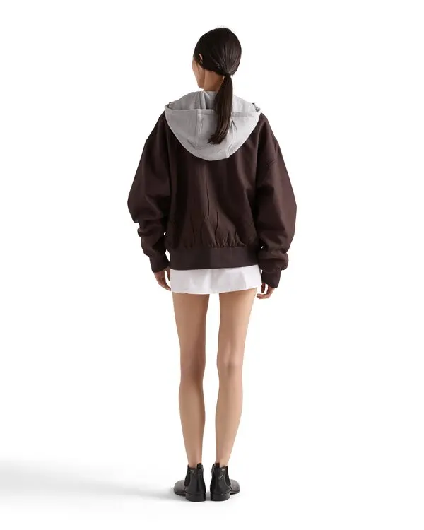 Prada Hooded Jacket - Ebony