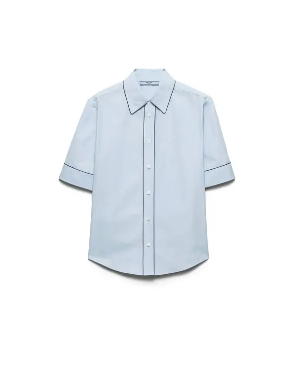 Prada Short-sleeved Poplin Shirt