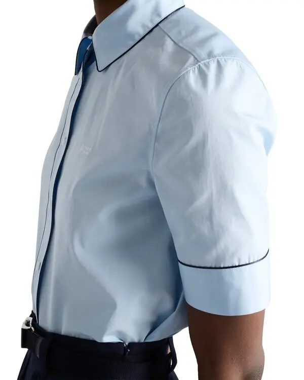 Prada Short-sleeved Poplin Shirt