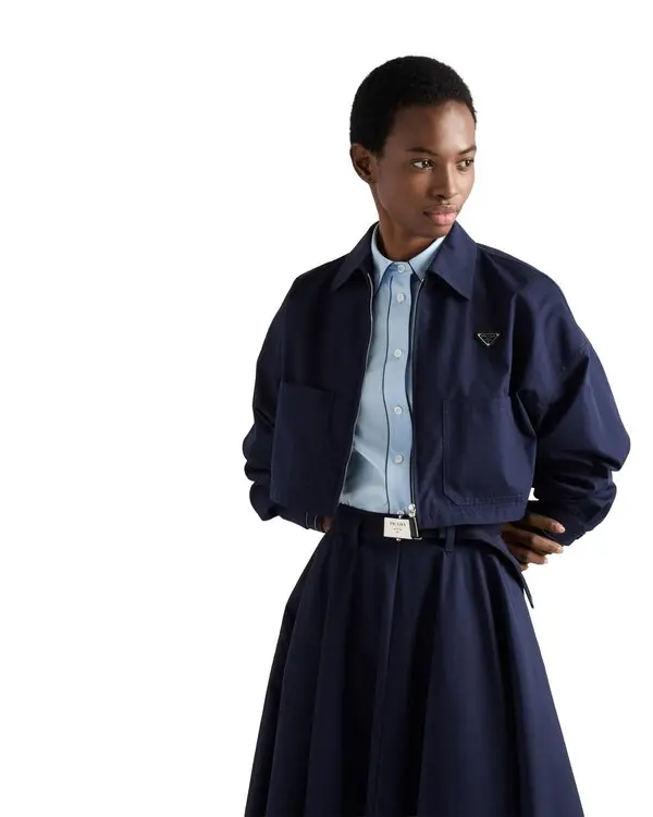 Prada Short-sleeved Poplin Shirt
