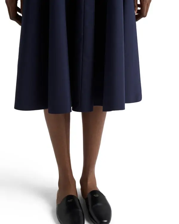 Prada Poplin Midi Skirt