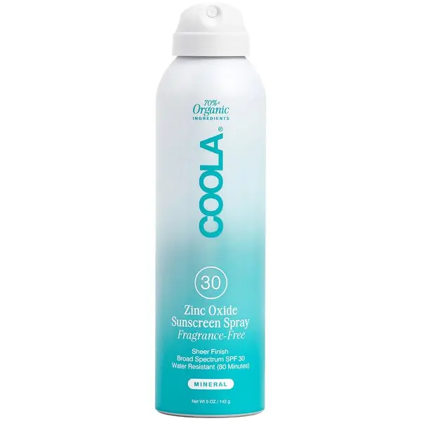 COOLA Mineral Body Organic Sunscreen Fragrance-free Spray Spf30 5 Oz - One-color