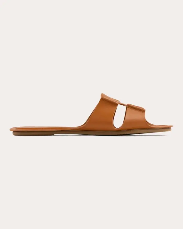 Rodo Sellier Laser-cut Leather Sandal - Neutral