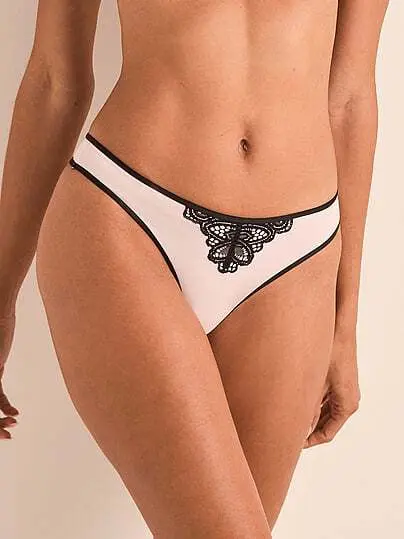 Victoria's Secret Adore Me Dara Thong Panty - Black
