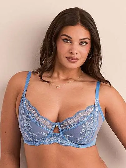 Victoria's Secret Adore Me Elea Unlined Demi Bra - Blue