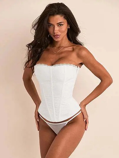 Victoria's Secret Adore Me Willla Corset - White,ivory