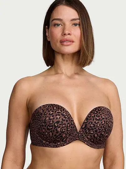 Victoria's Secret Invisible Victoria’s Secret Push-up Strapless Bra - Print