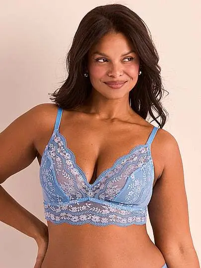 Victoria's Secret Adore Me Suzanne Wireless Bralette - Blue